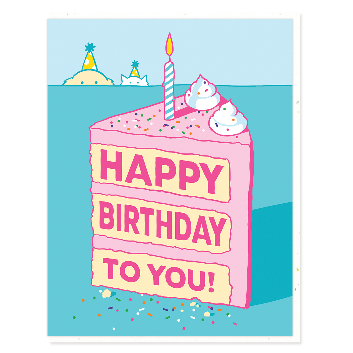 Cake Slice Birthday Card | Semi Sweet Press