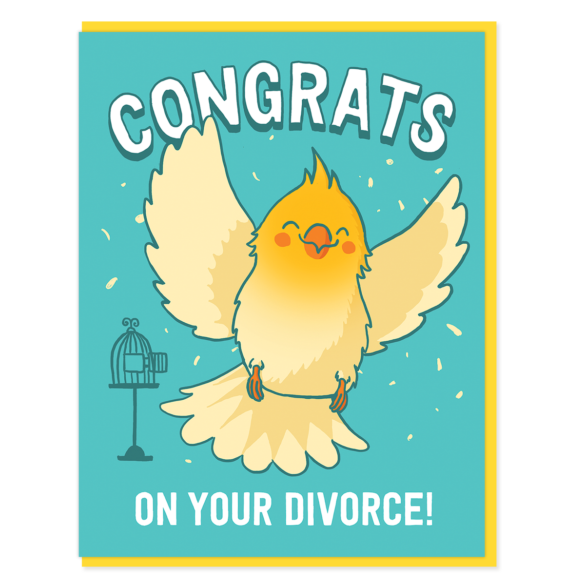 Free Bird Divorce Card | Semi Sweet Press