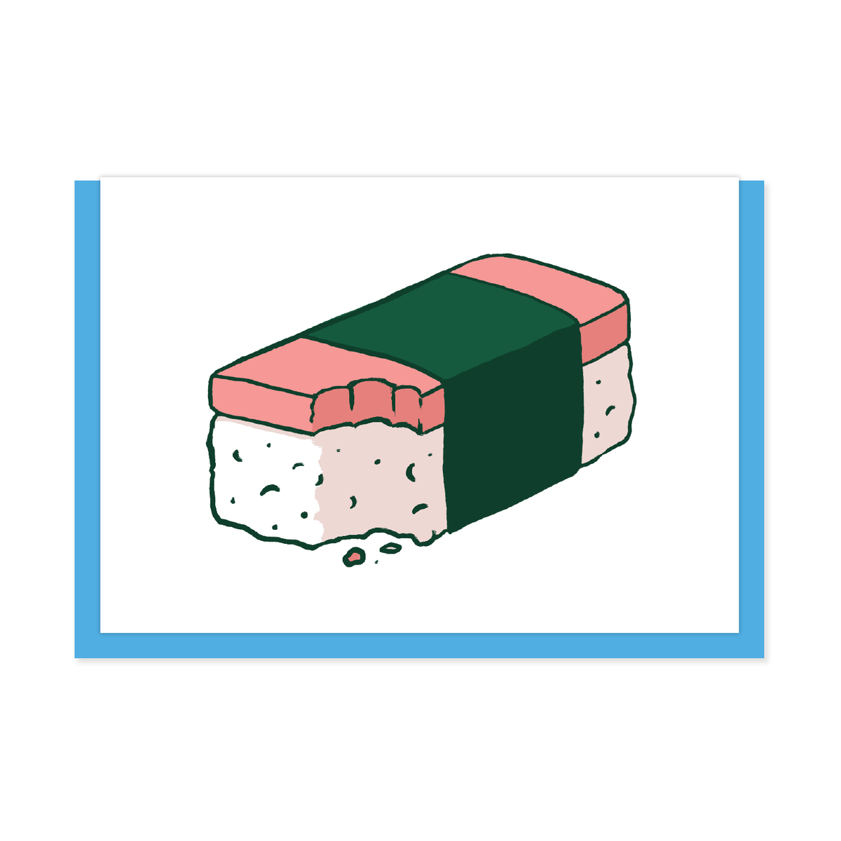 Spam Musubi Mini Card | Semi Sweet Press