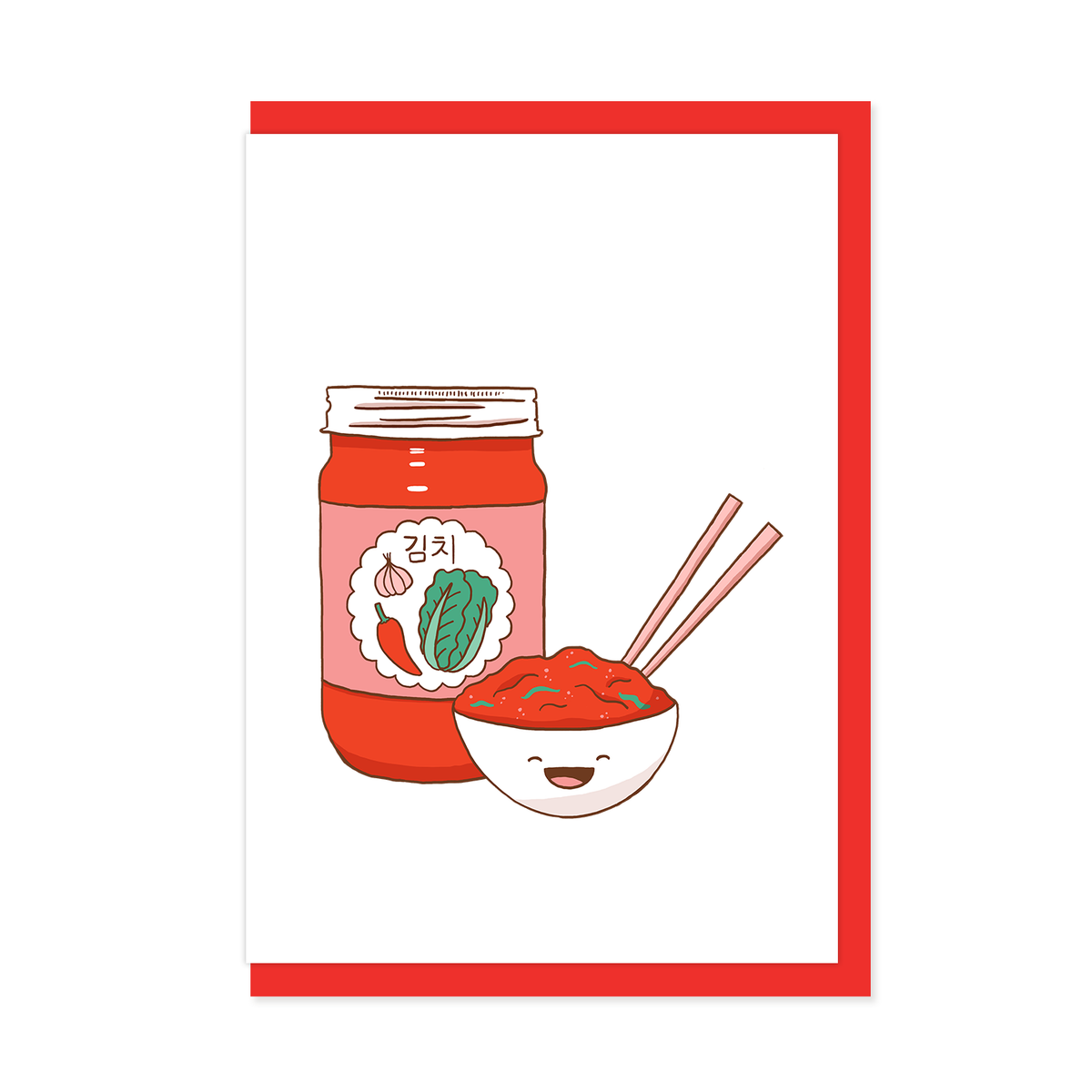 Kimchi Mini Card | Semi Sweet Press
