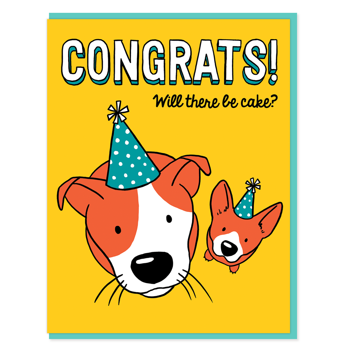 Cake Dogs Congratulations Card | Semi Sweet Press